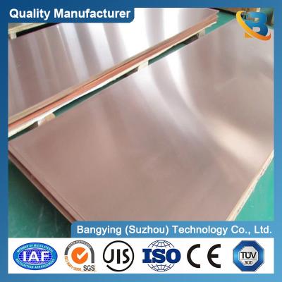 China Pure Copper 99.99% T2 4X8 Copper Plate Sheets Customized 3mm 4mm 5mm 20mm Thickness for sale