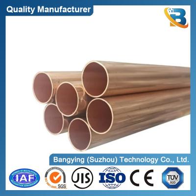 China Air Conditioner Straight Copper Pipe 6.35mm 1/4 Inch C70600 C71500 C12200 Copper Tube for sale