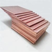 China Gold Color 5mm Thick Copper Sheet for H62 H65 H68 H70 H80 H90 Brass Plate Sheet in Red for sale