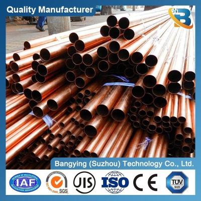 China Stock 15mm Punching Custom Size Copper Pipe C10100 C10200 C11000 99.9% Pure Copper Tube for sale