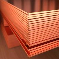 China High Ts MPa 22-25 Red Copper Plate with 99.99% Purity and Melting Point 1083 ordm for sale