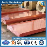 China High Purity T2 Copper Plate Sheets for 99.99% Pure Material and Melting Point 1083 ordm for sale