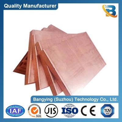 China 3mm 4mm Oxygen Free Copper C10200 Copper Sheet Plate for Requirements Ts MPa 22-25 ASTM for sale