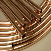 China Alloy Brass Bronze Copper Tube Per Meter Copper Coiled Pipe 1/4 1/2 3/8 7/8 Heat Pipe for sale
