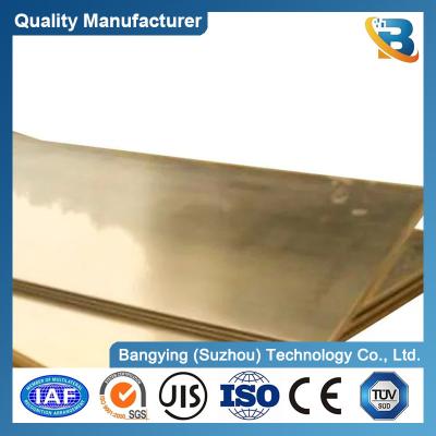 China Customized Copper Plate 99.9% Pure Bronze / Brass T2 Copper Cathode Thick Sheet Plate for sale