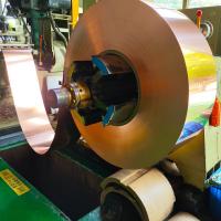 China High Purity Electrolytic Copper Alloy Strip H80 H96 T2 Tu1 C2800 C12200 1 Inch Coils for sale