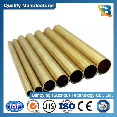 China 5/8 3/8 Brass Pipe for Water Brass Tube ASTM C28000 C27400 H60 H62 Copper Pipe/Tube for sale