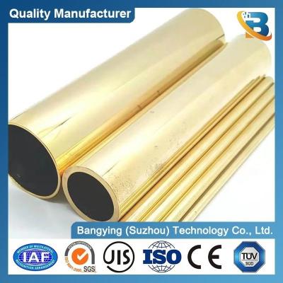 China 1/2h Hard Brass Tubes H62 C27200 Copper Pipe Customized Size C27000 C27400 Yellow Brass Pipe for sale