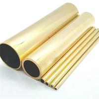 China Yellow Copper Tubing Seamless ASTM B111 C68700 Brass Tube for Air Condition Refrigerator for sale