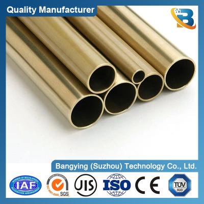 China Precision Brass Tubes ASTM C22000 Straight Copper Tube Brass Pipe with Thin-Walled Design for sale