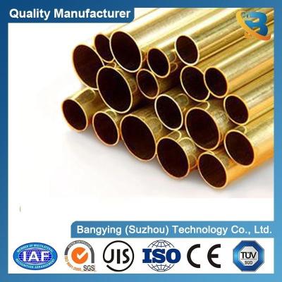 China 99.99% Pure Brass Pipe H62 Thin-Walled ETP Straight Copper Tube ASTM B306 Standard for sale