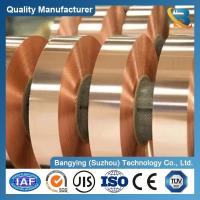 China Cutting Processed 99.9% Pure Copper Strip C1100 C1200 C1020 Coil Wire with Samples for sale