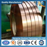 China Pure Copper Red Roll 0.1 Welded High Purity Grade Strip C2600 C2680 C2700 C2800 Coil for sale