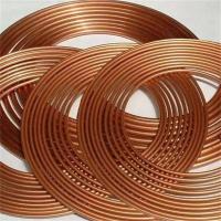 China Pure Red Copper Tube C10100 C11000 C10200 C12000 Hard 1/2 200mm Diameter Round Pipe for sale