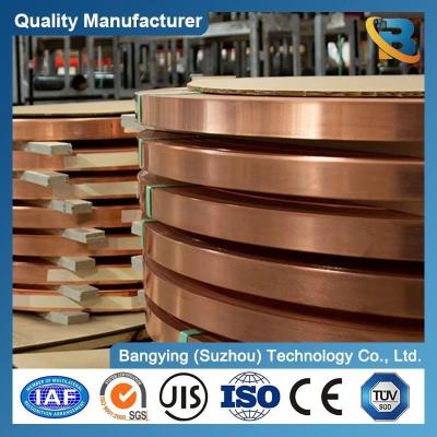 China BYCu-CC026 Copper Alloy Coil Brass Bright Surface 0.1mm-3mm Copper Strip C10100 C2800 for sale