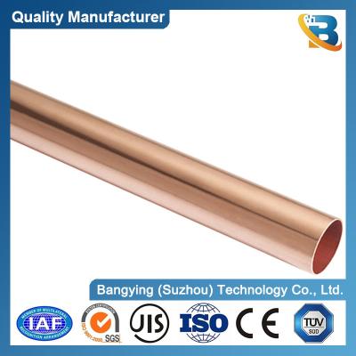 China C1100 T2 Copper Pipe Tube Customized Dia 6.35-44.45mm for sale