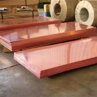 China Pure Bronze Copper Plate C1100 Alloy 99.99% Purity 2mm 3mm 4mm Sheet in Various Sizes for sale