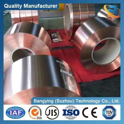 China Bending Processing 0.1mm Copper Foil for Customized Battery Strip Coil for sale