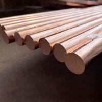 China ASTM 8mm C11000 C12200 C2100 Round Flat Copper Bar for Ts MPa 22-25 High Demand for sale