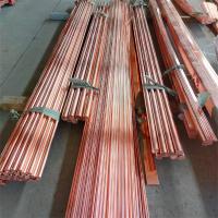 China ASTM 8mm C11000 C12200 C2100 Round Flat Copper Bar for Ts MPa 22-25 High Demand for sale