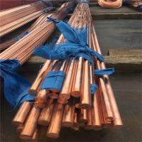 China ASTM 8mm C11000 C12200 C2100 Round Flat Copper Bar for Ts MPa 22-25 High Demand for sale