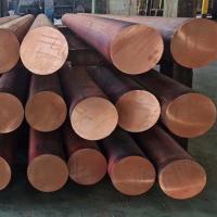 China Alloy Electrolytic Copper Rod 99.9% Pure ASTM C1100 C14500 C1220 Polished Red Copper Bar for sale