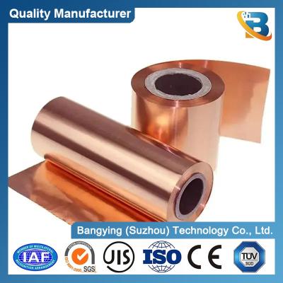 China Electrical Applications Alloy C10100 C11000 99.9% Pure Copper Tape Copper Coil Strip for sale