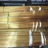 China 35mm Diameter Round Brass Rod C18150 2mm Hardness 35-45 99.9 Pure C11000 Solid Copper Bar for sale