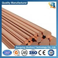 China Thermal Processing Temperature C35-45 C1100 99.95% Pure Copper Rod with Hardness 35-45 for sale