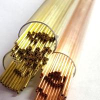 China Red Copper C10100 C10200 C11000 T1 T2 T3 T4 1/4 Round Square Gold Brass Tube Pipe for sale