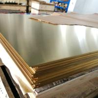 China Customized ASTM C26000 C22000 Brass Plate Manufacturers 3mm 5mm Polished Brass Sheet for sale
