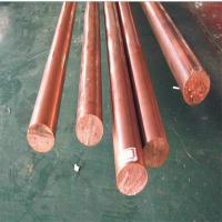 China 45-50% Elongation 99.9% Pure C11000 C101 Red Copper Round Rod Bar Dia 2-90mm Customization for sale