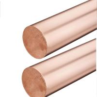 China Round Copper Bar C11000 C101 Diameter 2-90mm with Welding Service and 35-45 Hardness for sale