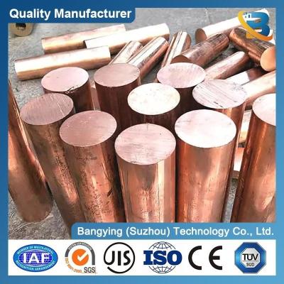 China Round Brass Bar Ts MPa 22-25 Hardness 35-45 C21000 C2100 Pure Copper Bar for sale