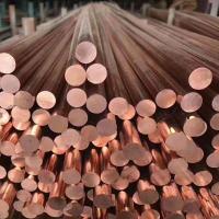 China Round Brass Bar Ts MPa 22-25 Hardness 35-45 C21000 C2100 Pure Copper Bar for sale