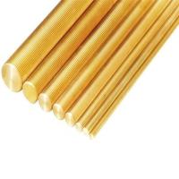 China Round Brass Bar Ts MPa 22-25 Hardness 35-45 C21000 C2100 Pure Copper Bar for sale