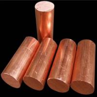 China Pure 99.99% Copper Bar Solid Copper Rod ASTM AISI C11000 Copper Earth Rod Bar Water Heater for sale