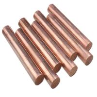 China 99.9% Pure Copper Red Copper Bar C11000 C101 Dia 2-90mm Round Rod Hard Half-Hard for sale