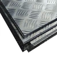 China Anti-Slip 5000 Series Aluminum Alloy Roll Embossed Chequered Coils with T3 T8 Temper for sale