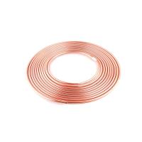 China 5/8'' 3/8'' Refrigeration Copper Coil Pipe 0.8mm Thick C11000 C12200 for sale