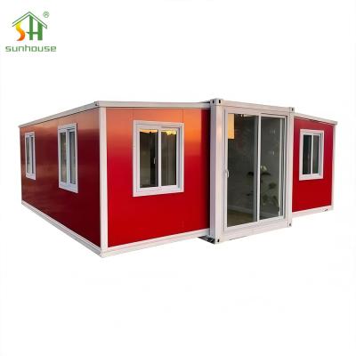 China Space Saving Expandable Prefab Container House 20ft Fast Installation for sale