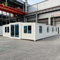 China Modular Collapsible Prefab Homes 20ft 40ft Expandable Container House With Solar Energy for sale