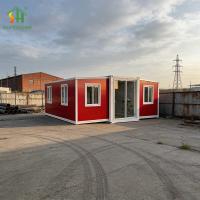 China Space Saving Expandable Prefab Container House 20ft Fast Installation for sale