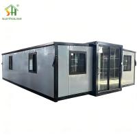 China Compact Expandable Foldable Container Houses 20ft Expandable Prefab Homes for sale