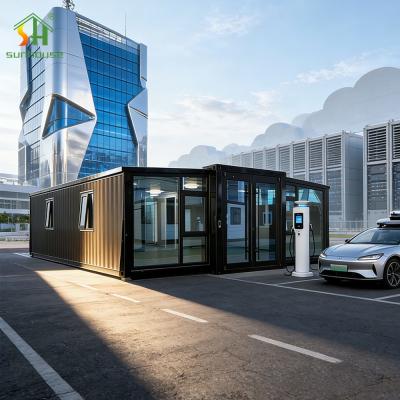 China 20ft Modular Container Homes , Compact Foldable Expandable Container Home for sale