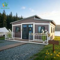 China Fast Build 20ft Expandable Container Cabin , Galvanized Steel Prefab Expandable House for sale