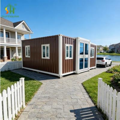 China Rapid Deployment Expandable Container House 40ft Pre Built Shipping Container Homes for sale