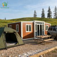 China Compact 20ft 30ft Expandable Container House Villa For Public Projects for sale