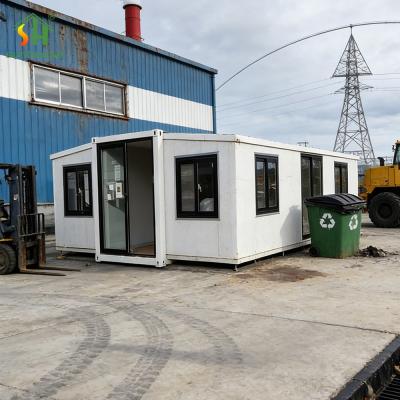 China Mobile 20ft 30ft Expandable Container House With 56 Sqm Expanded Area for sale