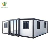 China Space Optimized Shipping Container Home 40ft Expandable Container Rapid Deployment for sale